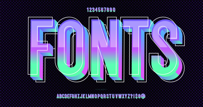 "Vector Fonts"-Bilder: Stock-Fotos & -Videos. | Adobe Stock