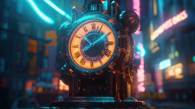 「Cyber Clock」の写真素材 | 3,974件の無料イラスト画像 | Adobe Stock