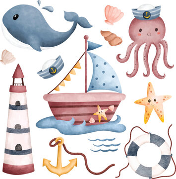 Cute Nautical Clip Art