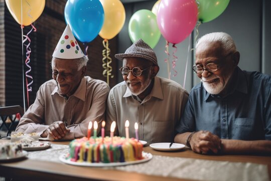 Old Man Birthday Party