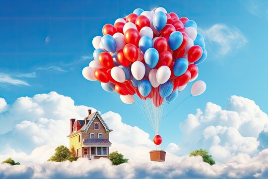 Up House Balloons Wallpaper