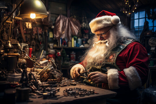 Santas Workshop Illustration Images – Browse 3,638 Stock Photos ...
