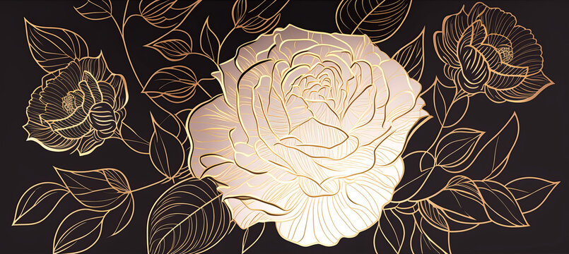 Gold And Rose Outline Images – Browse 8,022 Stock Photos, Vectors, and ...