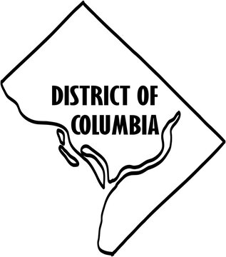 Washington Dc Map Outline Images – Browse 12,738 Stock Photos, Vectors ...