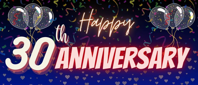 "Happy 30 Anniversary Images – Browse 15,253 Stock Photos, Vectors, and ...