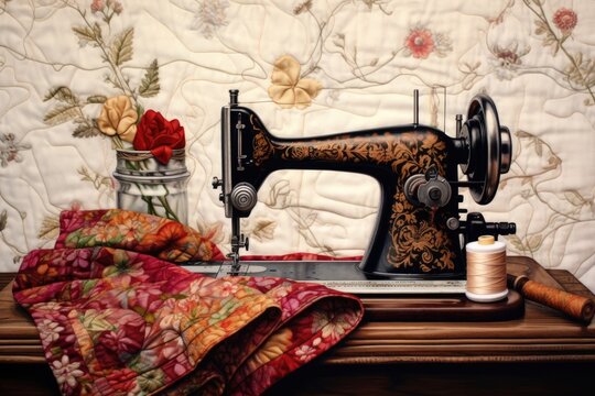 Sewing Machine Quilt Images – Browse 3,354 Stock Photos, Vectors, and ...