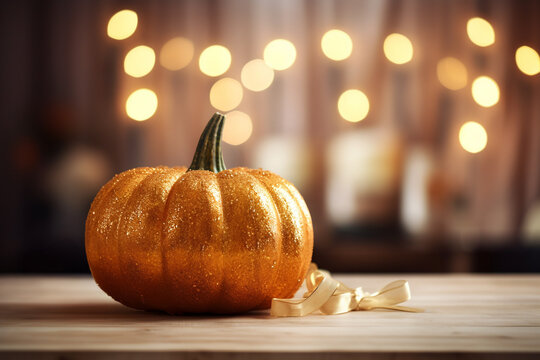 Glitter Pumpkins Wallpaper