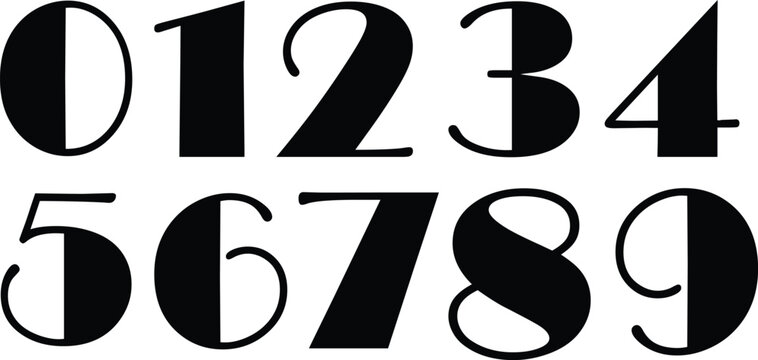 Art Deco Letters And Numbers Fonts - Infoupdate.org