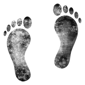 Walking Footprint Clipart