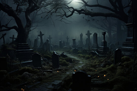 Graveyard Background Hd