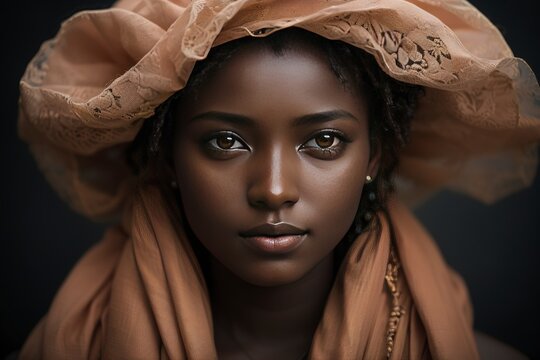African Woman Face