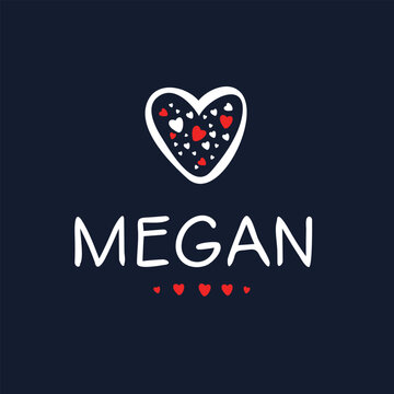 Megan Name Art