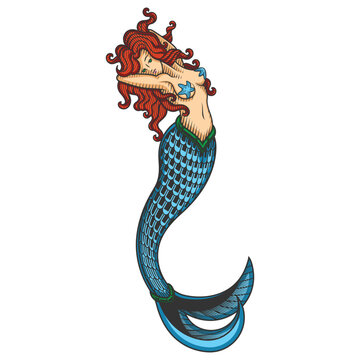 Pin Up Mermaid Tattoo Tumblr