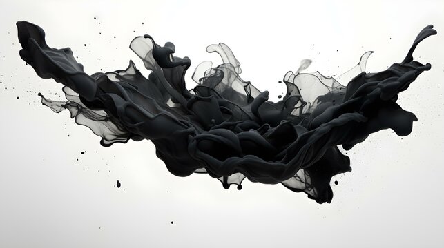 Black And White Color Splash Background