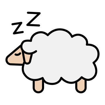 Counting Sheep Clip Art