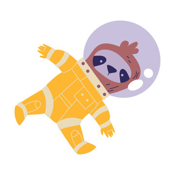 Space Suit Sloth Pancakes
