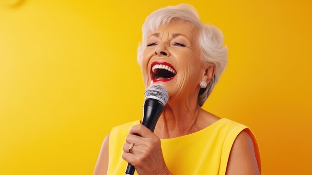 Old Woman Singing Images – Browse 8,753 Stock Photos, Vectors, and ...