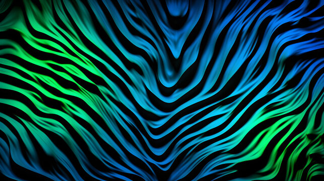 Blue And Green Zebra Print Backgrounds