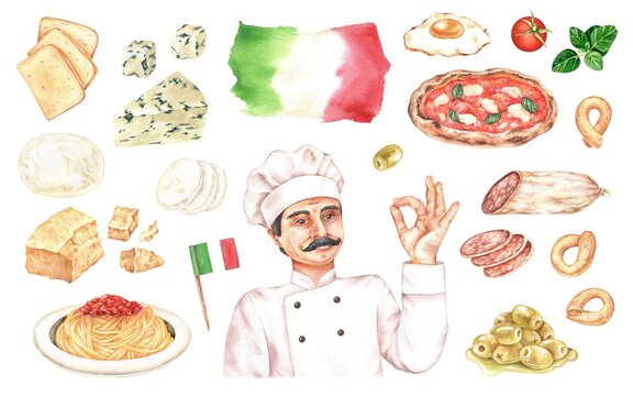 Italian Chef Clip Art