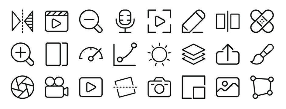 Video Editing App Icon Images – Browse 7,543 Stock Photos, Vectors, and ...