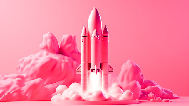 Pink Rocket Ship Images – Browse 9,124 Stock Photos, Vectors, and Video ...