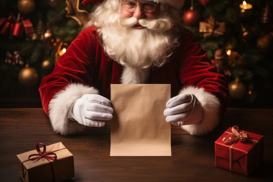 Santa Reading Letter Images – Browse 7,519 Stock Photos, Vectors, and ...