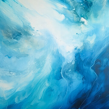 Blue Abstract Art Hd