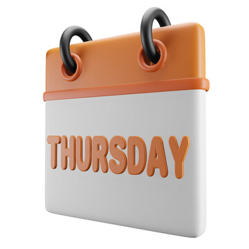 Thursday Calendar Clipart
