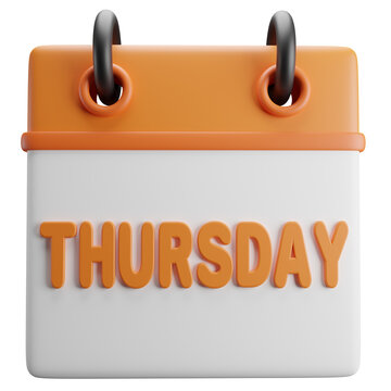 Thursday Calendar Clipart