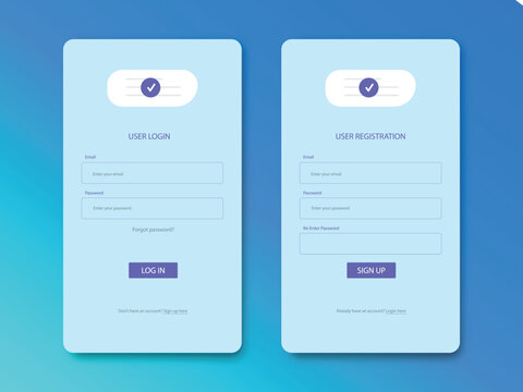 Landing Page Ui Kit Images – Browse 2,629 Stock Photos, Vectors, and ...