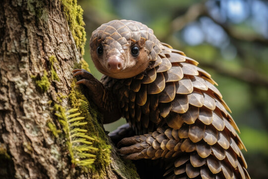 Cute Baby Pangolin
