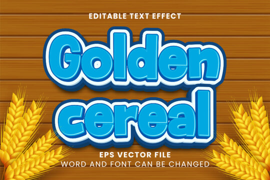Cereal Font 3D Images – Browse 331 Stock Photos, Vectors, and Video ...