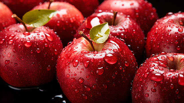 Red Apple Fruit Wallpaper Hd