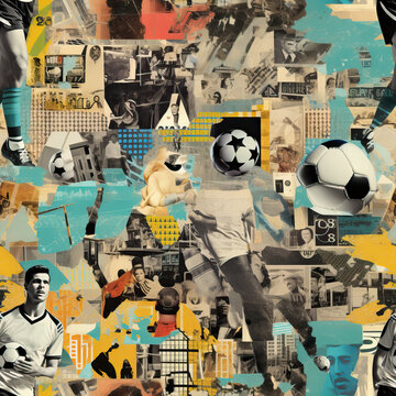Soccer Collage Images – Browse 14,684 Stock Photos, Vectors, and Video ...