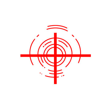 Red Crosshairs