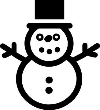 Frosty The Snowman Clipart Black And White