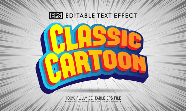 Classic Cartoon Text