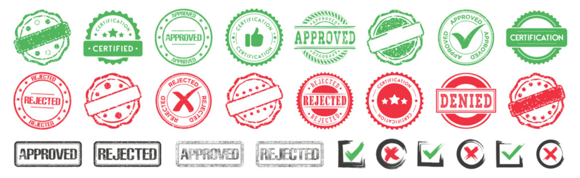 「Approved Denied Stamp」の写真素材 | 5,548件の無料イラスト画像 | Adobe Stock