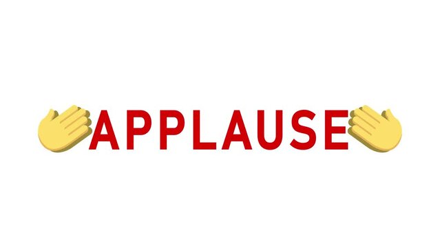 Animated Applause Sign