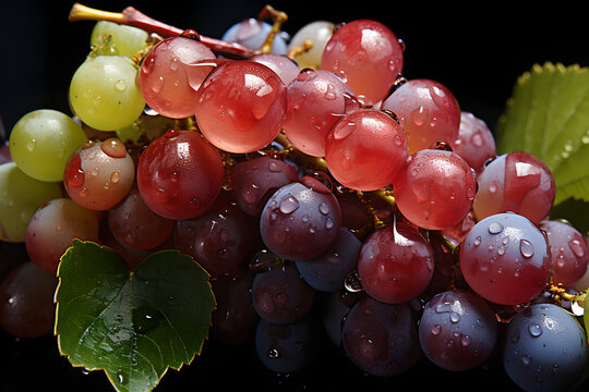 Red Grapes Wallpaper Hd