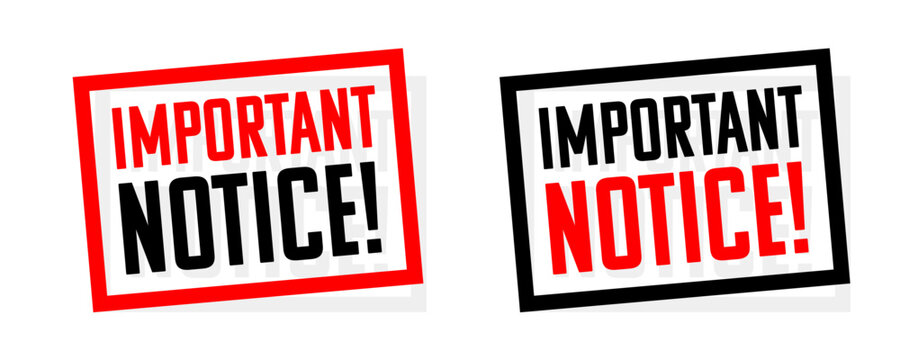 "Important Notice" Images – Browse 3,256 Stock Photos, Vectors, and ...