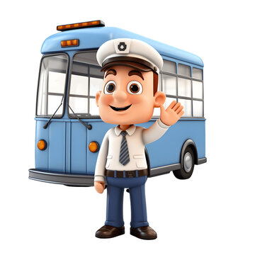 Bus Driver Cartoon Images – Browse 7,566 Stock Photos, Vectors, and ...