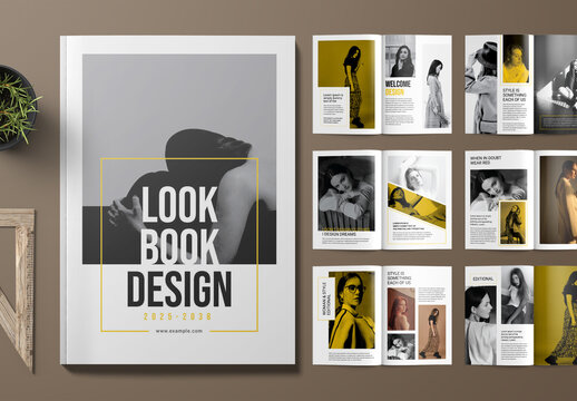 Look Book Templates – Browse 30 Stock Photos, Vectors, and Video ...