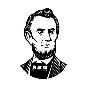 Abraham Lincoln Clip Art Black And White