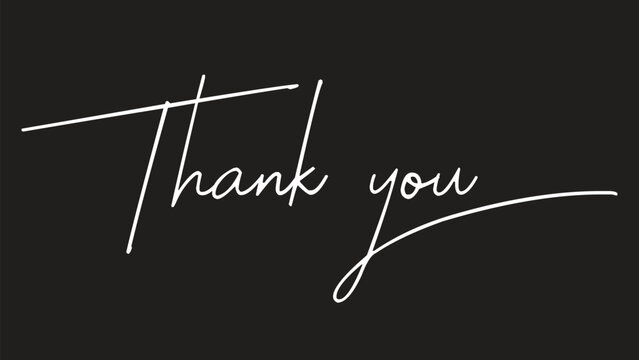 Simple Thank You Signature