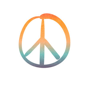 Colorful Peace Logo