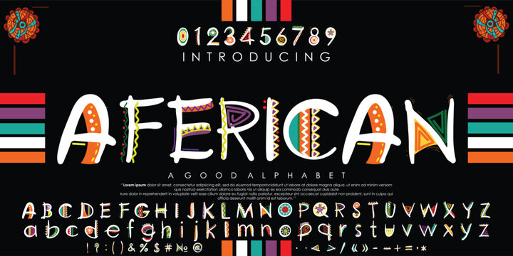 African Fonts Images – Browse 8,741 Stock Photos, Vectors, and Video ...