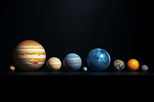 Scaled Solar System 1920x1080