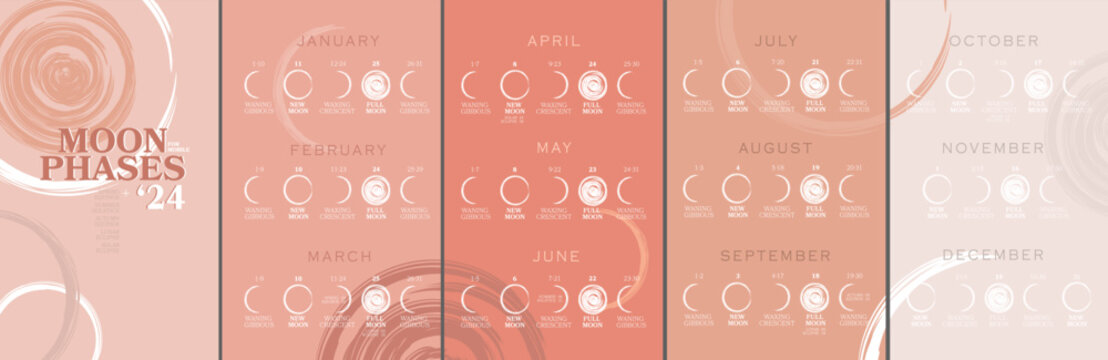 Moon Phases 2024 Images – Browse 552 Stock Photos, Vectors, and Video ...