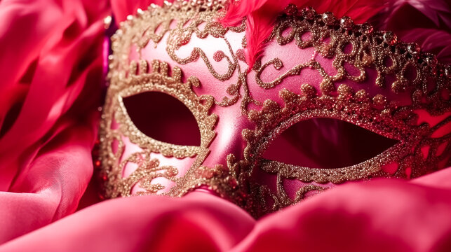 Pink Masquerade Background Templates